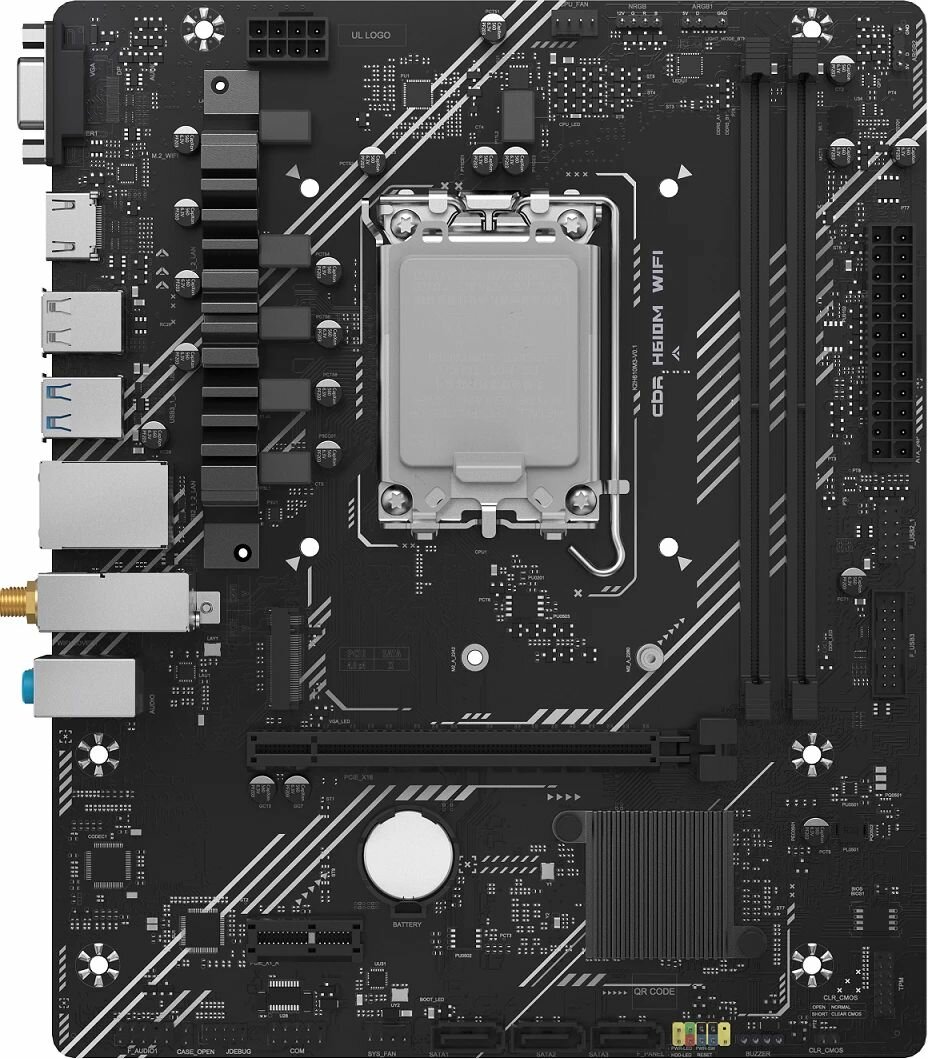 Материнская плата CBR H610M WiFi