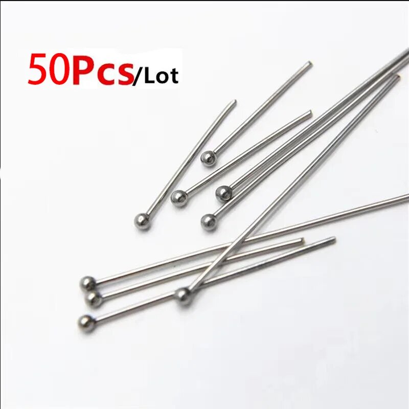 Булавки с шаровой головкой Moonrise 316 нержавеющая сталь 22 25 30 мм 0.7x60mm, Stainless steel