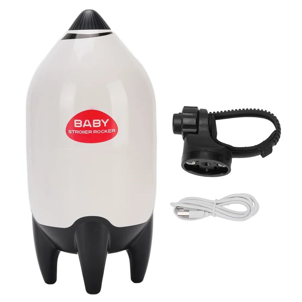 Портативная детская коляска-качалка из ABS-пластика, перезаряжаемая, вибрирующая, успокаивающая для сна, подарок для новорожденного