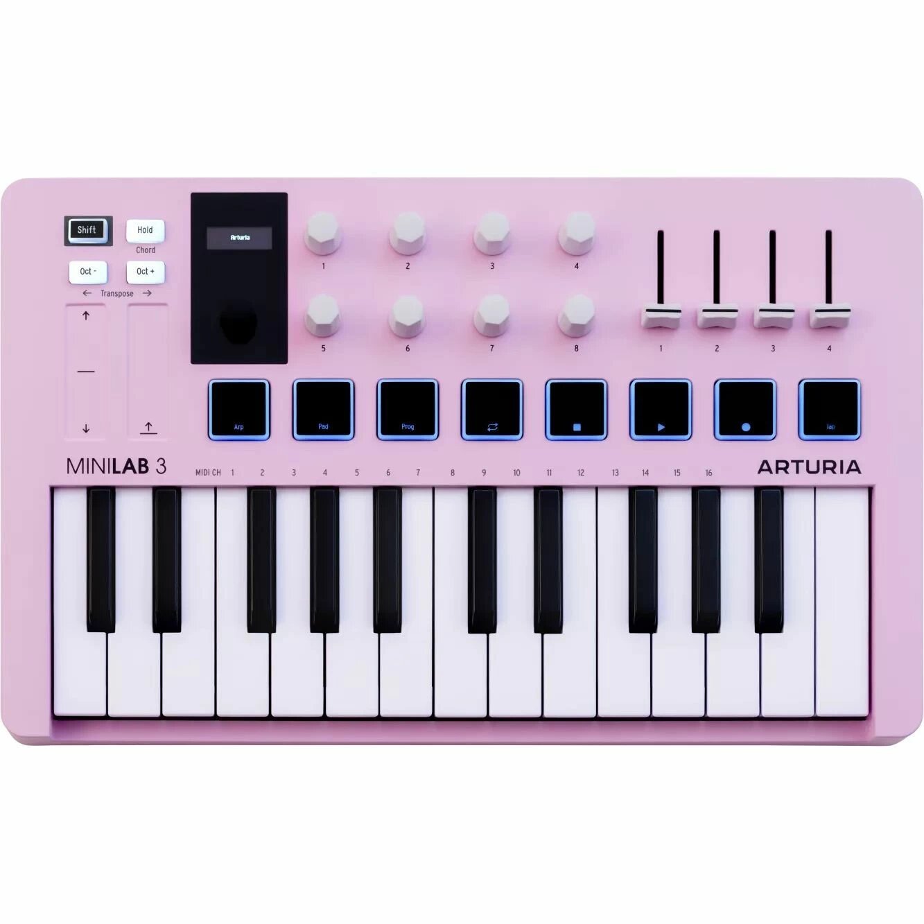 MIDI-клавиатура Arturia MiniLAB 3 Rose Quartz