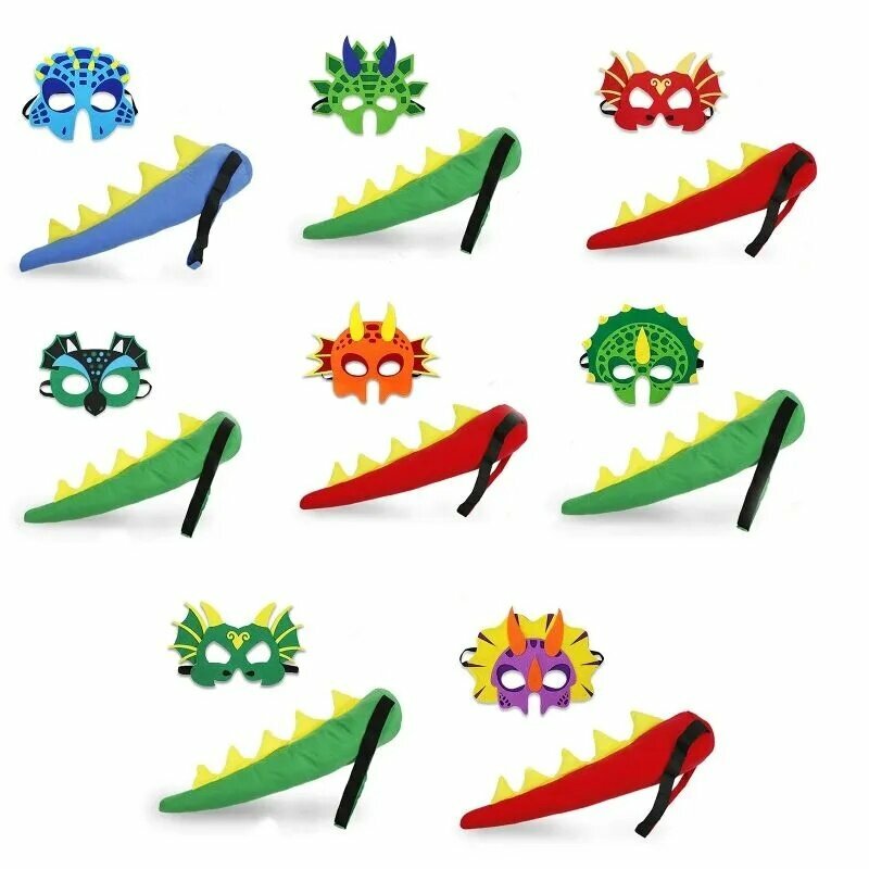 Набор масок для детей с динозавром - Тираннозавр