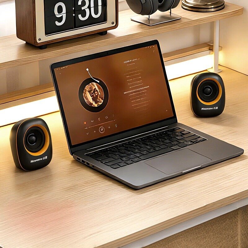 Настольная игровая колонка с микрофоном, проводное и Bluetooth-подключение, для домашнего использования, ноутбука, стерео-колонка с басами для игр.