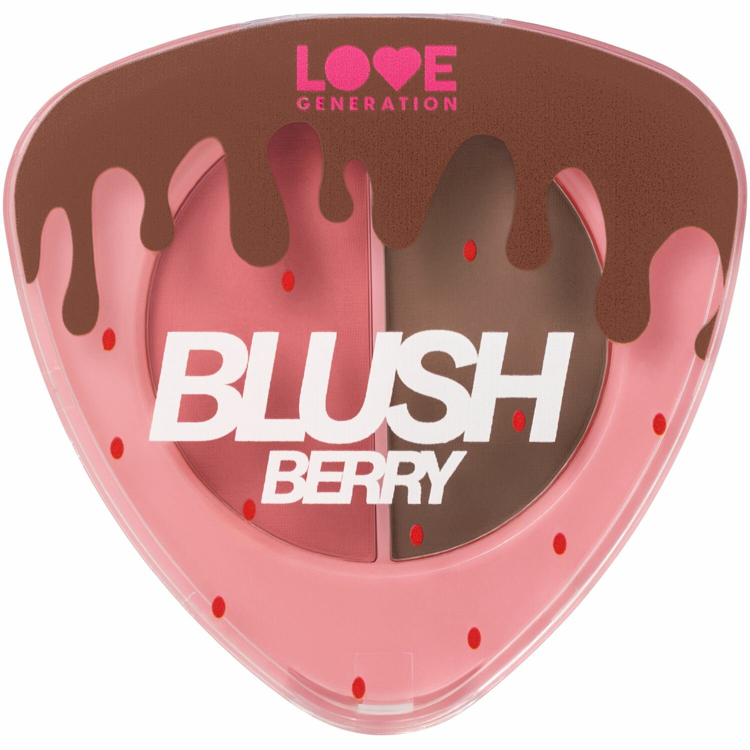 Палетка для контуринга лица Love Generation Contouring Face Palette "BlushBerry" тон 02 (LG212001202)