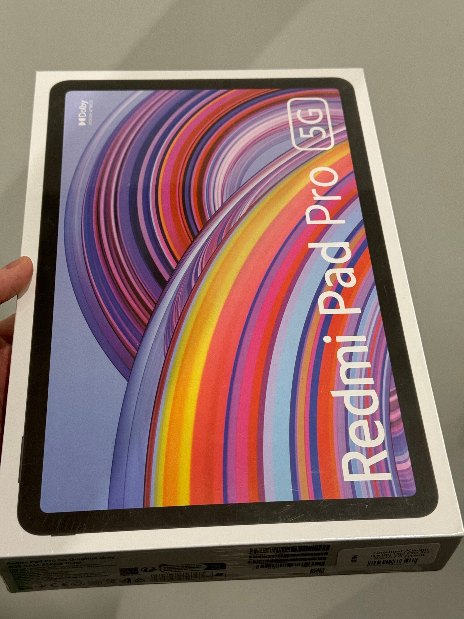 12.1" Планшет Xiaomi Redmi Pad Pro (2024), RU, 8/256 ГБ, Wi-Fi + Cellular, Android 14, Dark Grey