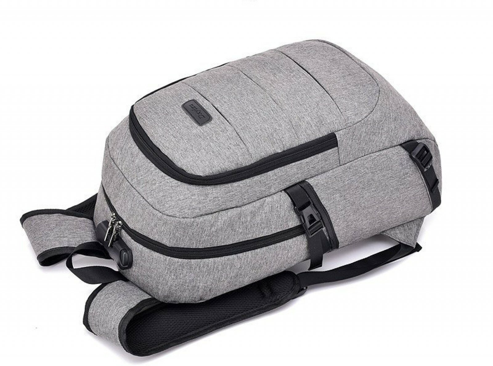 Рюкзак MyPads M5666 износостойкий полиэстер для ноутбуков 15.6-17.3 дюйма с корейским дизайном