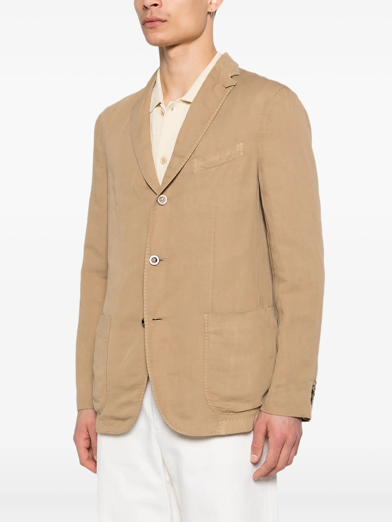 Пиджак Boglioli Notched-lapel blazer, размер 52, разноцветный — фото 1