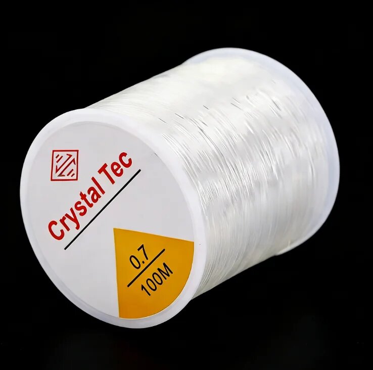 Прозрачная эластичная леска Crystal Tec 1.5mm, 100M