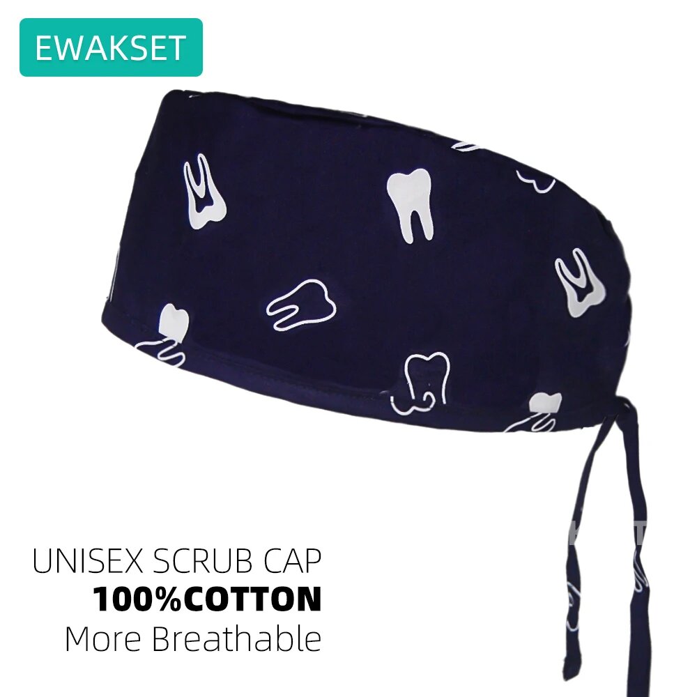 Шапочка для медицинских работников EWAKSET, цвет: scrub cap 006