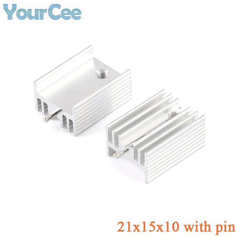 Алюминиевый радиатор Your Cee 21x15x10 с pin, белый
