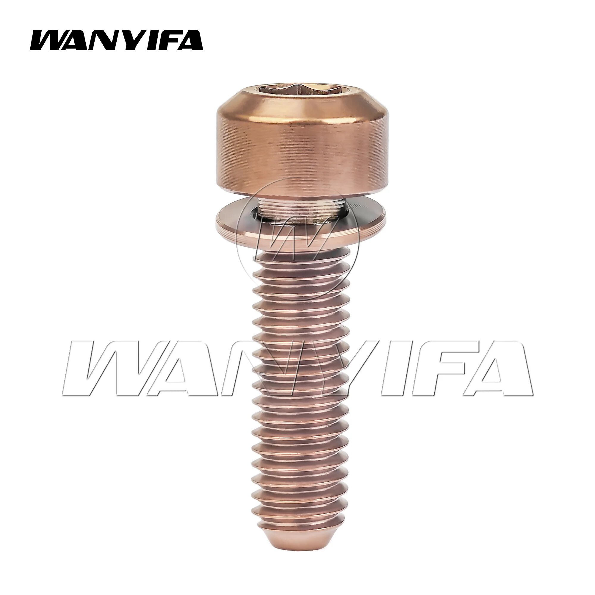 Титан M6x18мм, бронзовый болт Wanyifa