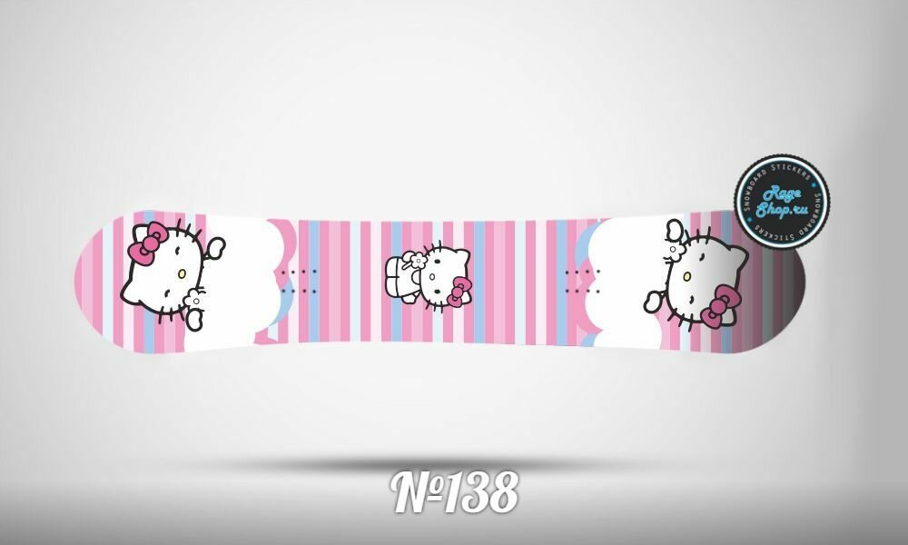 Наклейка на сноуборд полноразмерная водостойкая с ламинацией