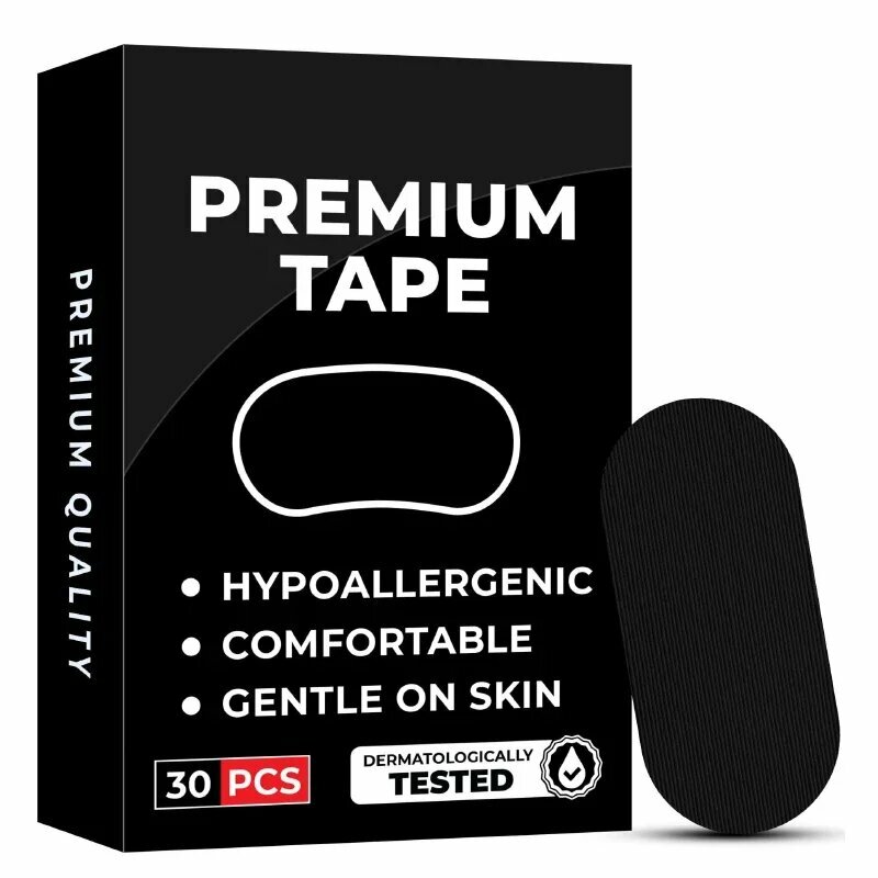 Лента для рта от храпа 30/60/90 шт. 90pcs, No Holes