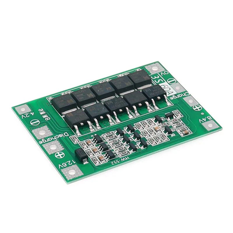 BMS плата защиты 3S 60A Enhance, 5шт