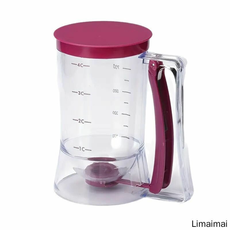 Разделитель жидкого теста ручной распределитель воронки с градуированной мерной чашкой, дозатор для выпечки