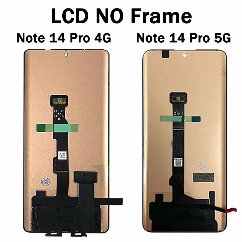 6.67" для Xiaomi Redmi Note 14 Pro 4G 24116RACCG LCD дисплей сенсорный экран дигитайзер сборка запчасти