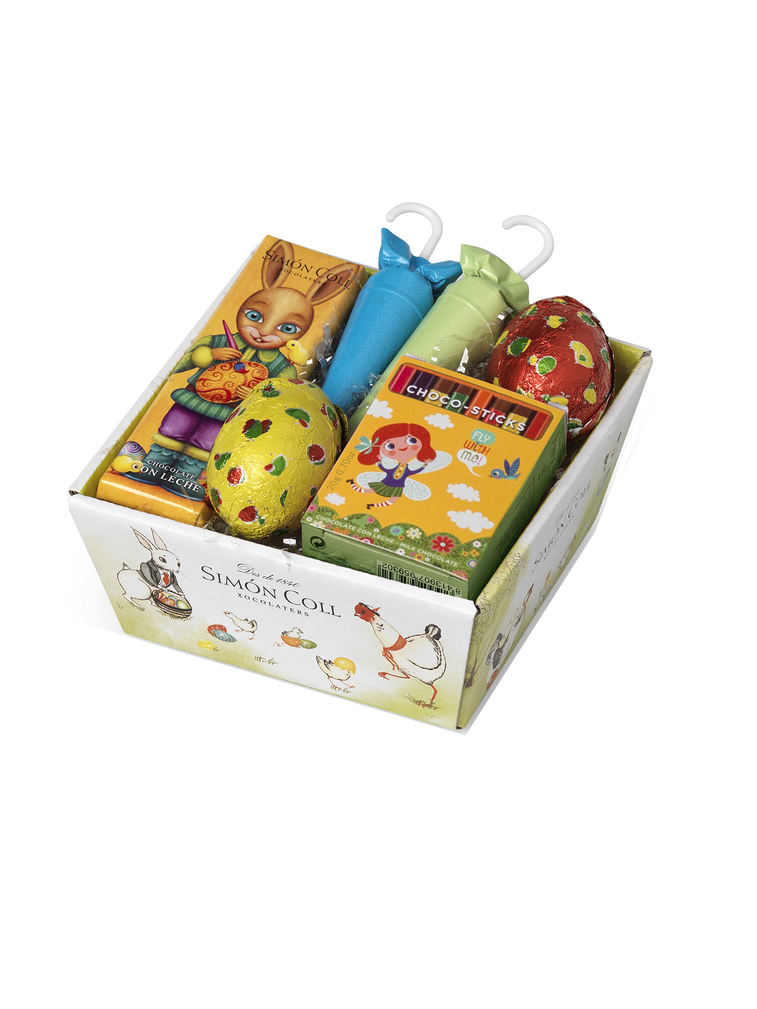 Подарочная корзина Simon Coll HAPPY EASTER ассорти, Испания, 88г