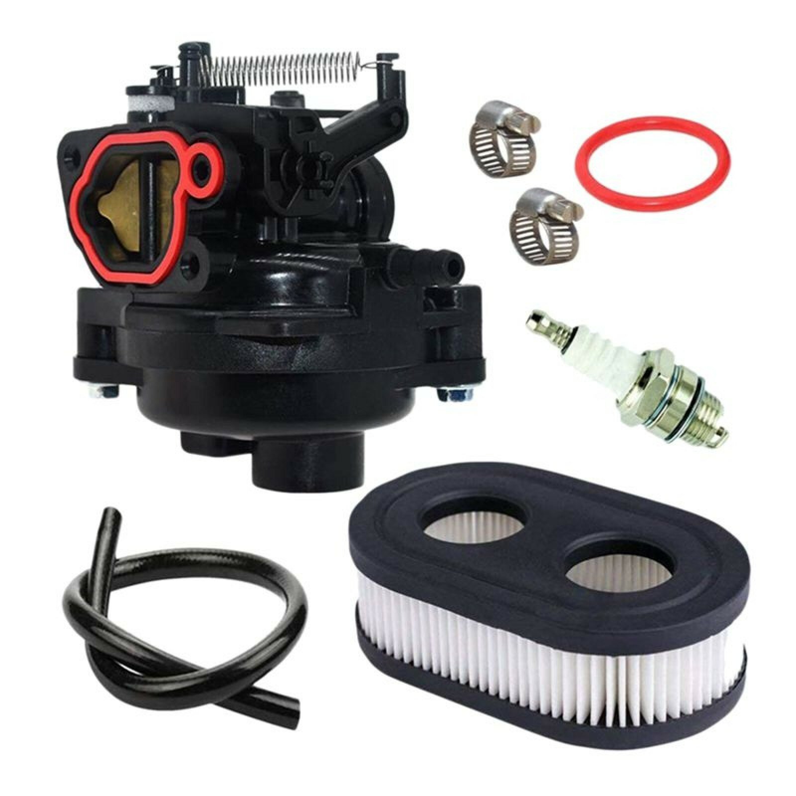 Карбюратор MyPads 799584 для двигателей Briggs и Stratton с комплектом запасных частей