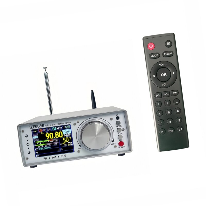 Радиоприемник Высокочувствительный FM/AM Стерео Настольный Радиоприемник Bluetooth-совместимый Радиоприемник с Дистанционным управлением