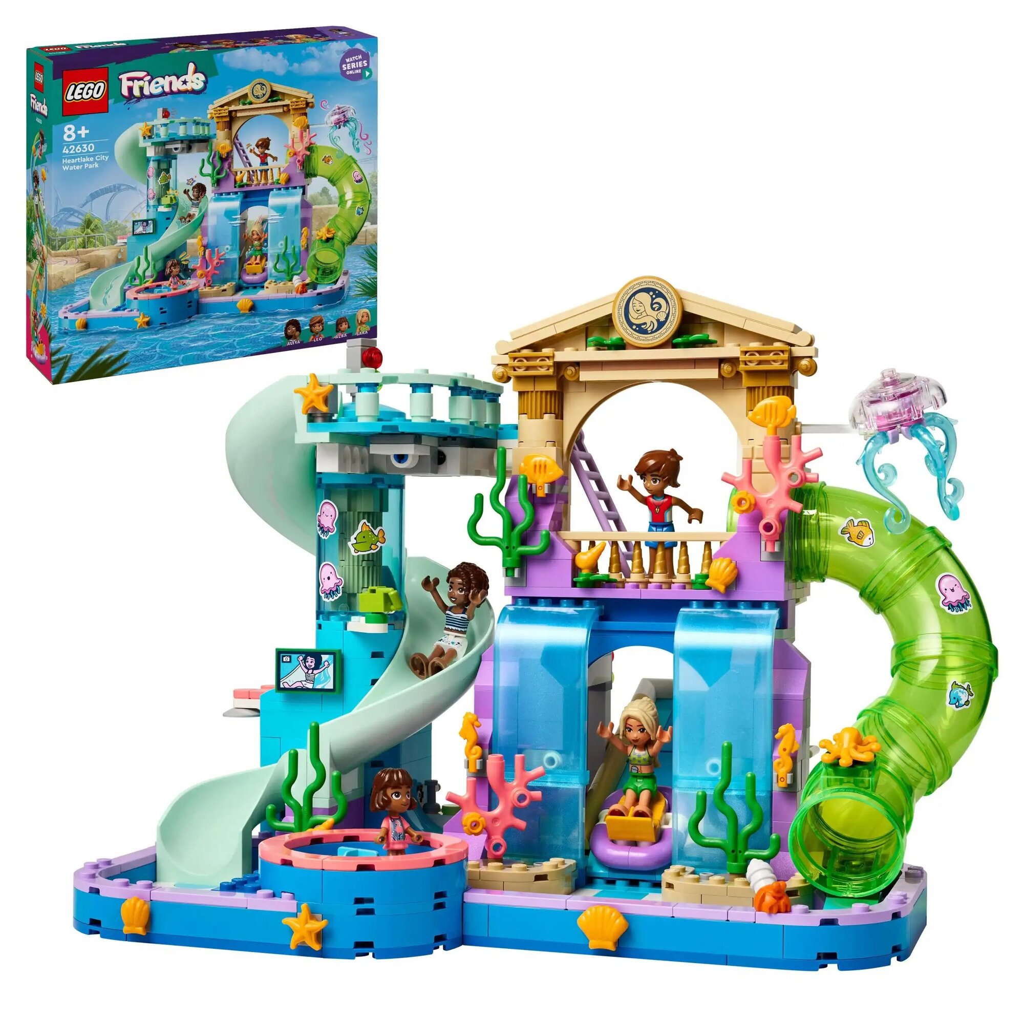 Конструктор LEGO Friends 42630 Аквапарк Хартлейк-Сити, 814 дет.