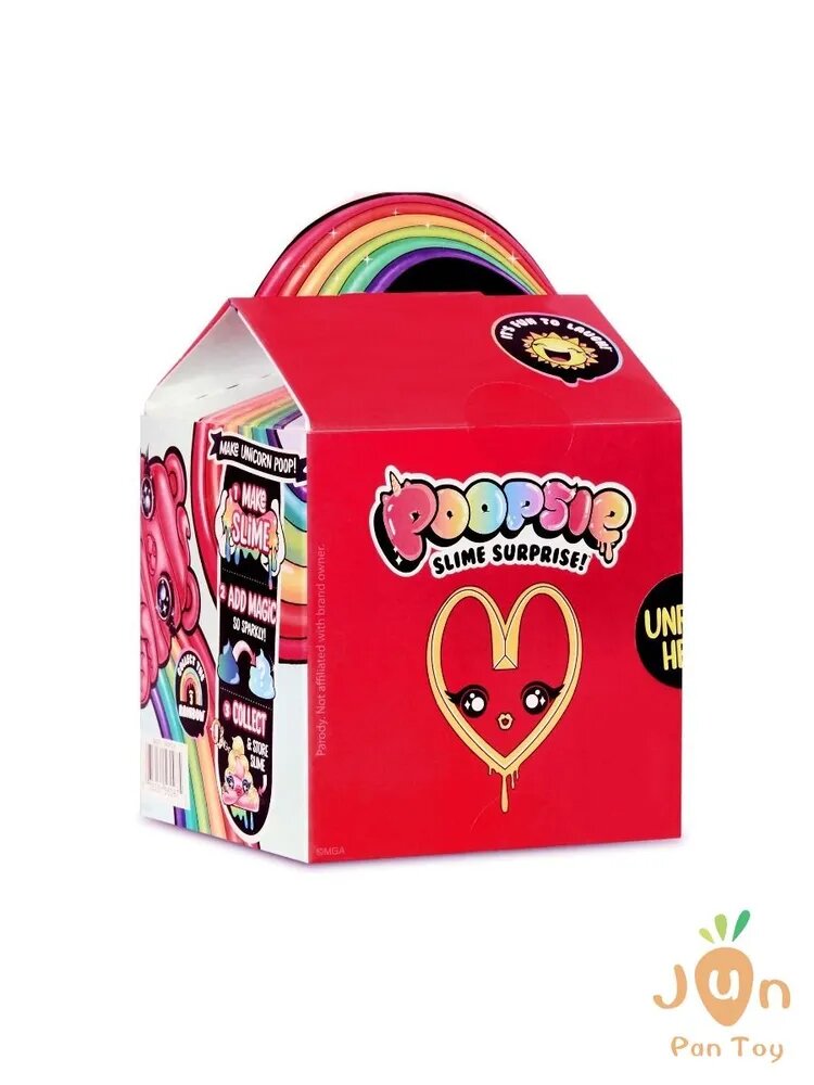 MGA Poopsie Slime Surprise Poop Packs Series Сделай сам, Игрушки-сюрпризы из слизи, Тема быстрого питания, Глухая коробка, Подходит для детей старше 5 лет