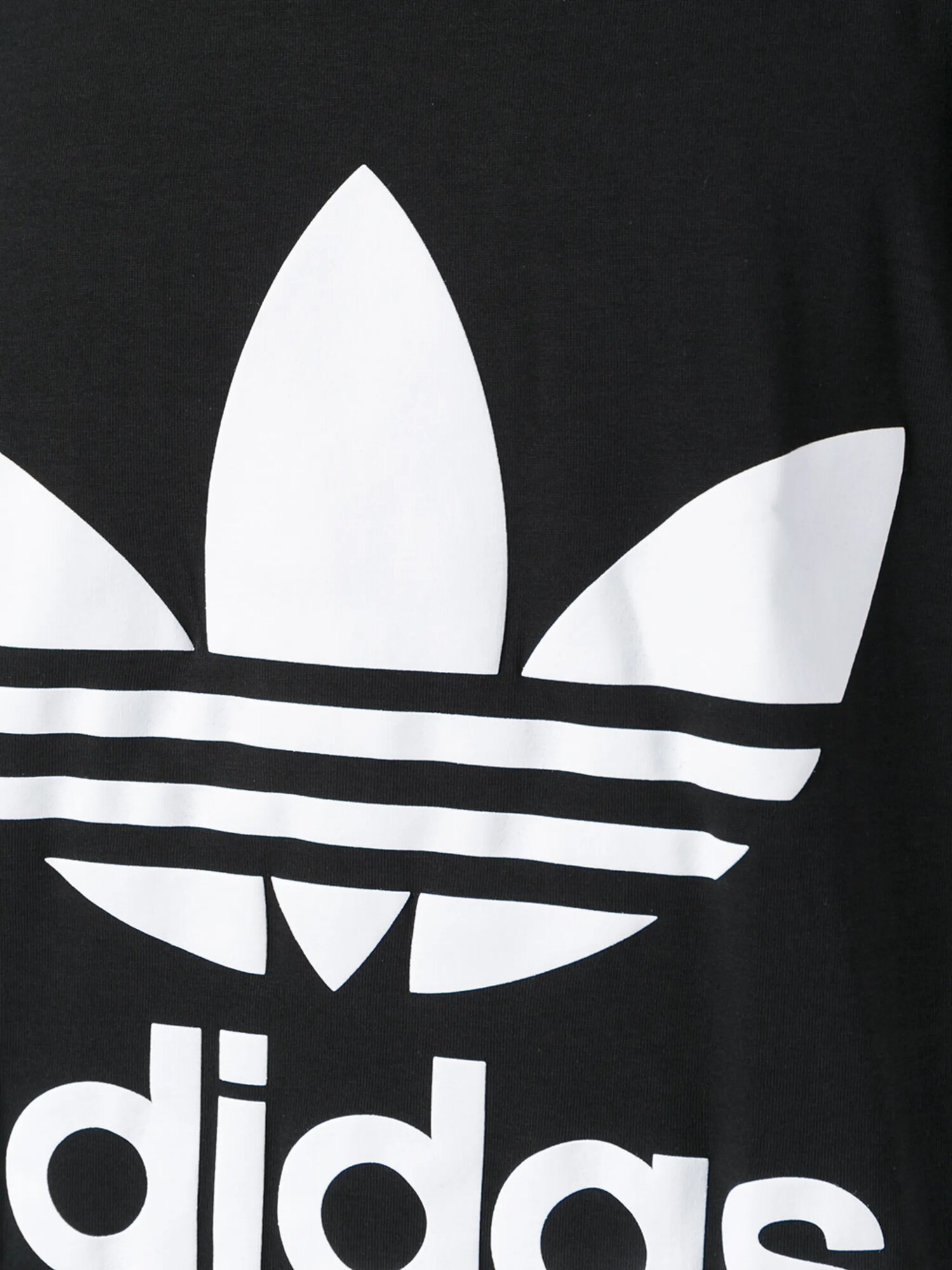 Футболка adidas, размер M, черный — фото 1