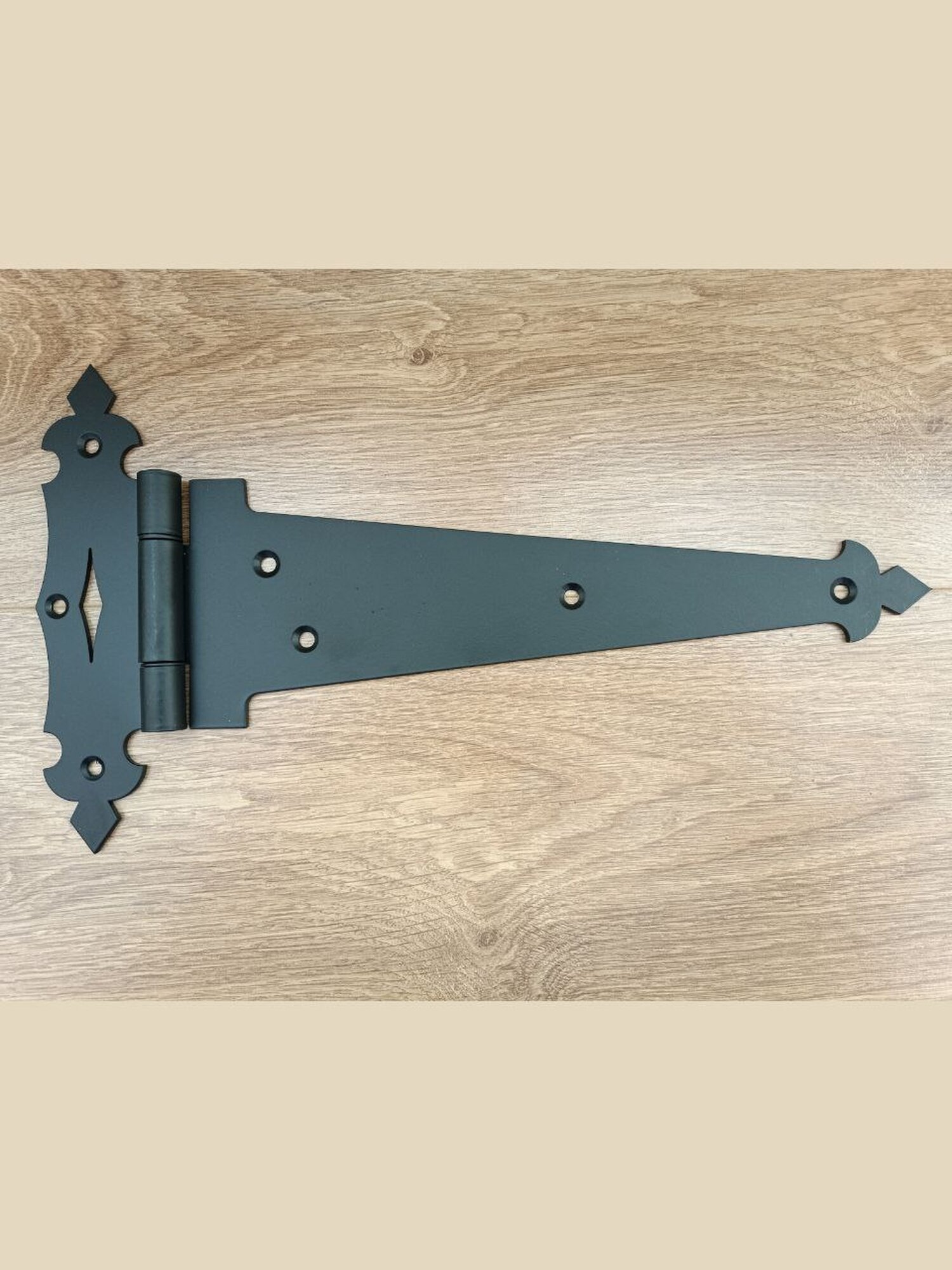 Петля-стрела DOMART "Готика" ПС - 300, стальная, 1 шт, цвет черный