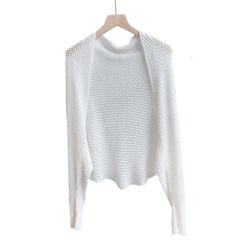 Женский летний плащ-накидка, Белый