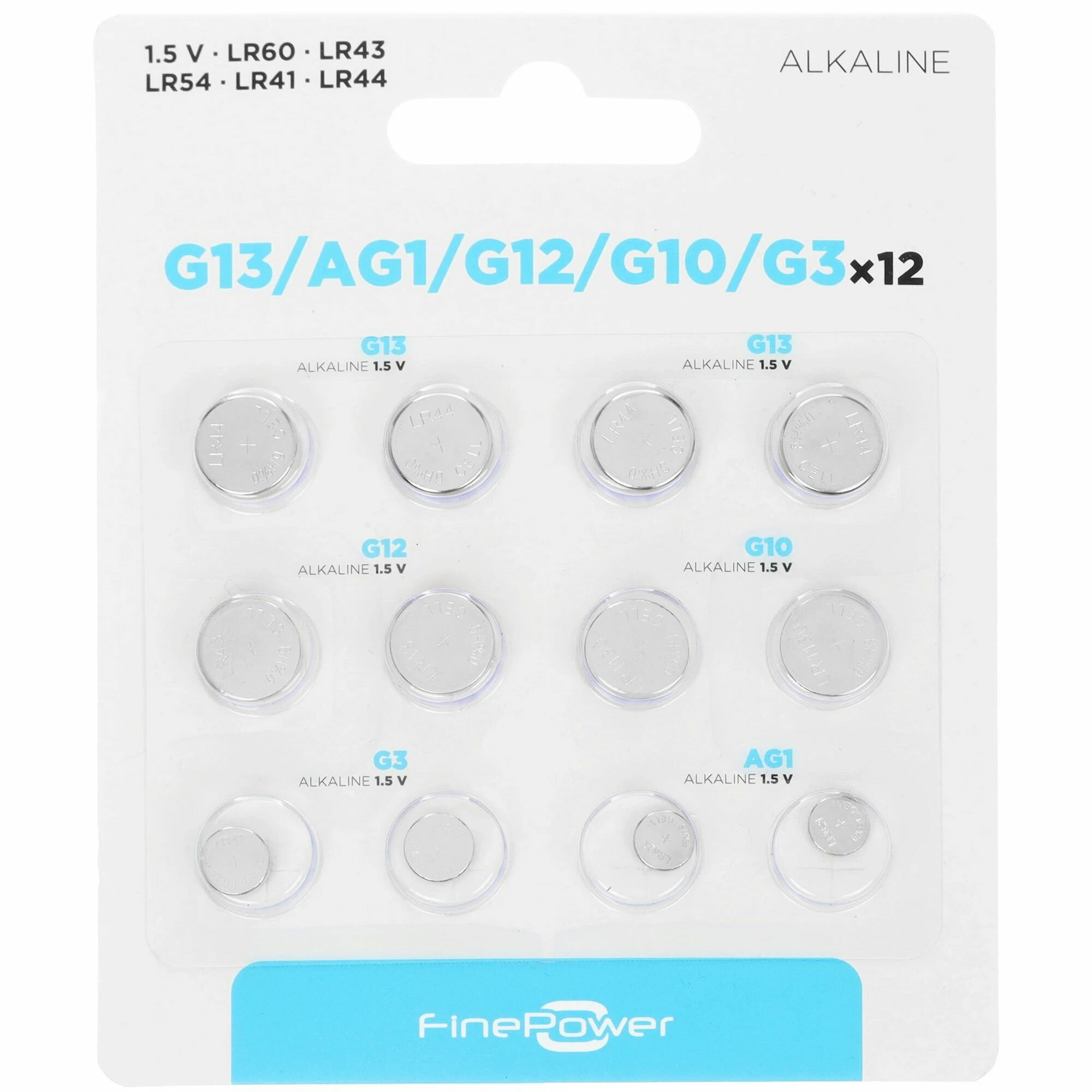 Набор батареек FinePower LR41