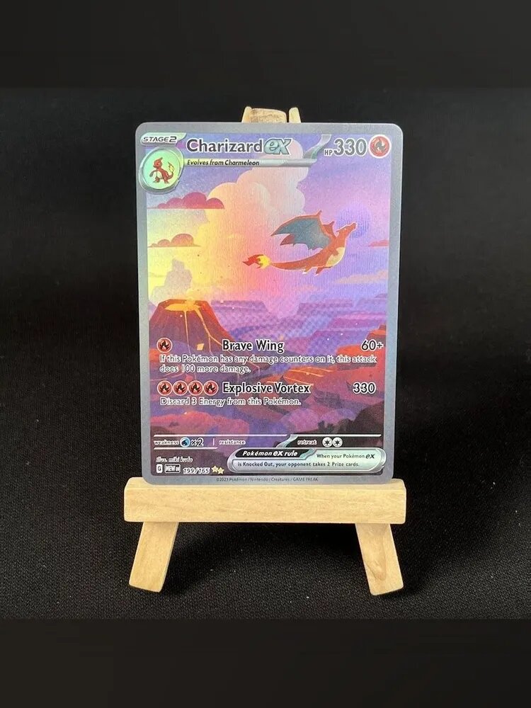 Pokmon TCG Коллекционные карты: 30+ видов Charizard (VMAX, VSTAR, ex, Shining), Blaines, Dark, Reshiram&Charizard. Защита в протекторах