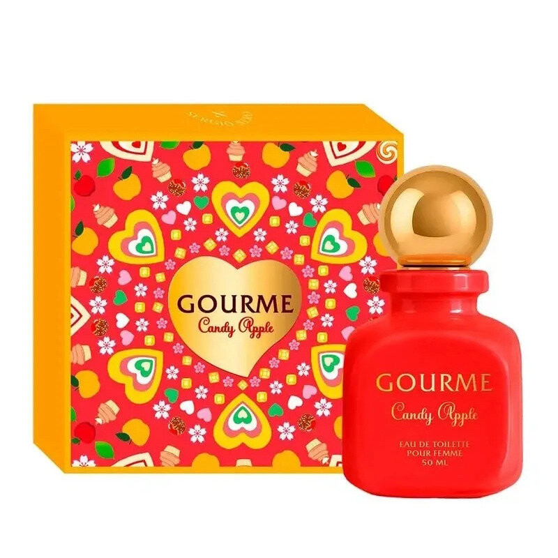 Туалетная вода для женщин Euroluxe Gourme Candy Apple 50 мл / Духи Евролюкс Гурмэ Кэнди Эппл / Карамельное яблоко