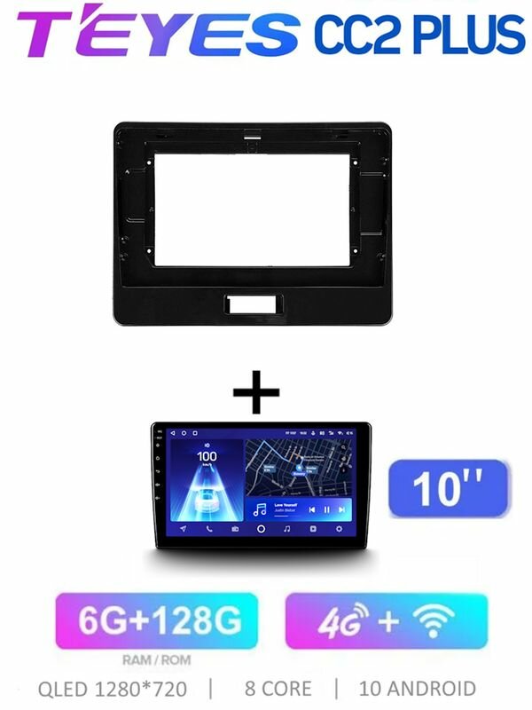 Магнитола 10" Teyes CC2 Plus 6/128 Gb для Suzuki Wagon R 6 2017-2021