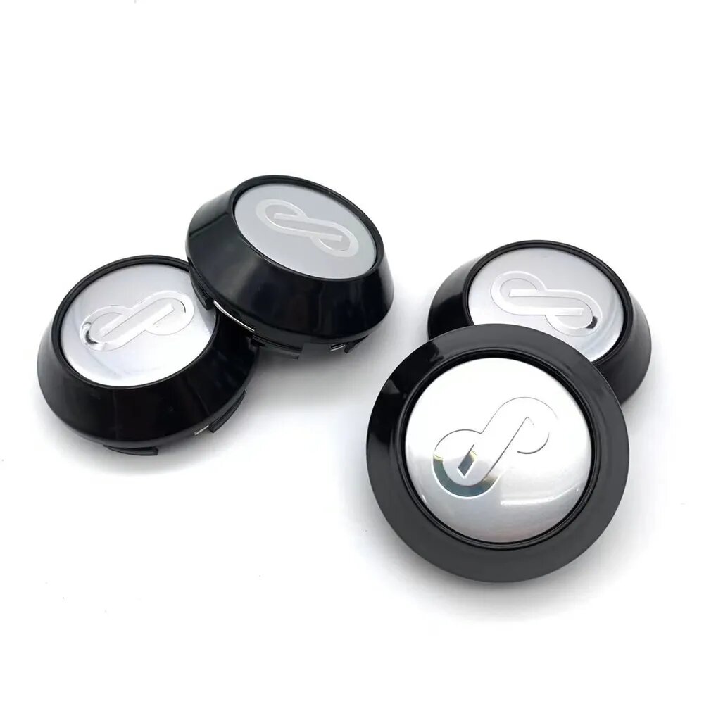 Колпаки ступицы колеса Infiniti, комплект 4 шт, чёрные, диаметр 60 мм, заглушки