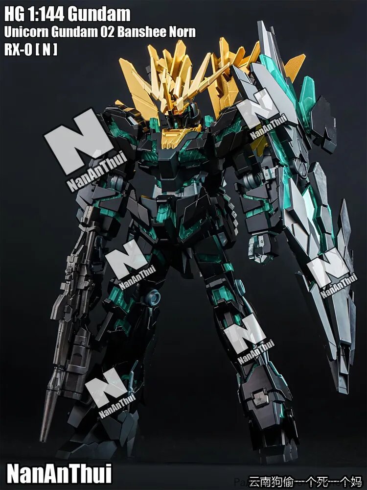 Сборная Игрушечная фигурка модель HG 1:144 Gundam RX-0 N Unicorn Gundam 02 Banshee Norn, Высококачественная модель