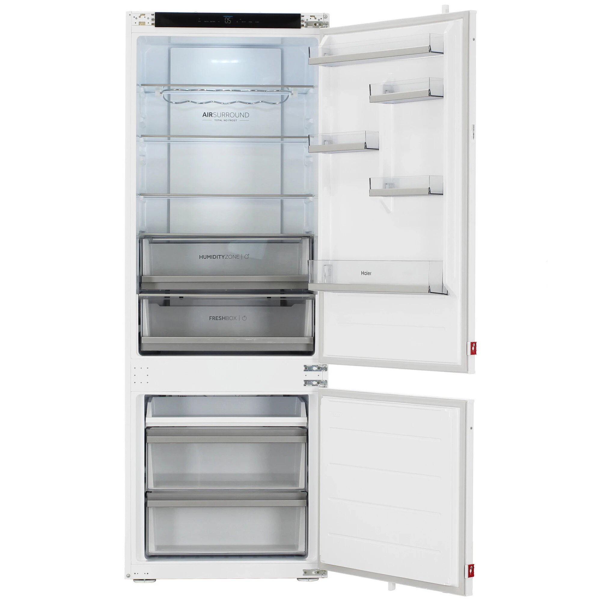 Встраиваемый холодильник Haier HBCN7190U1, белый, No Frost, инверторный компрессор