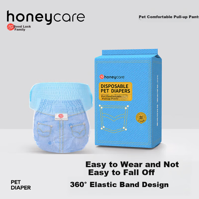 HONEYCARE Пеленки-тянки для собак-женщин L размер 10 шт. для гигиены Характеристика：Новые пеленки-тянки для животных L