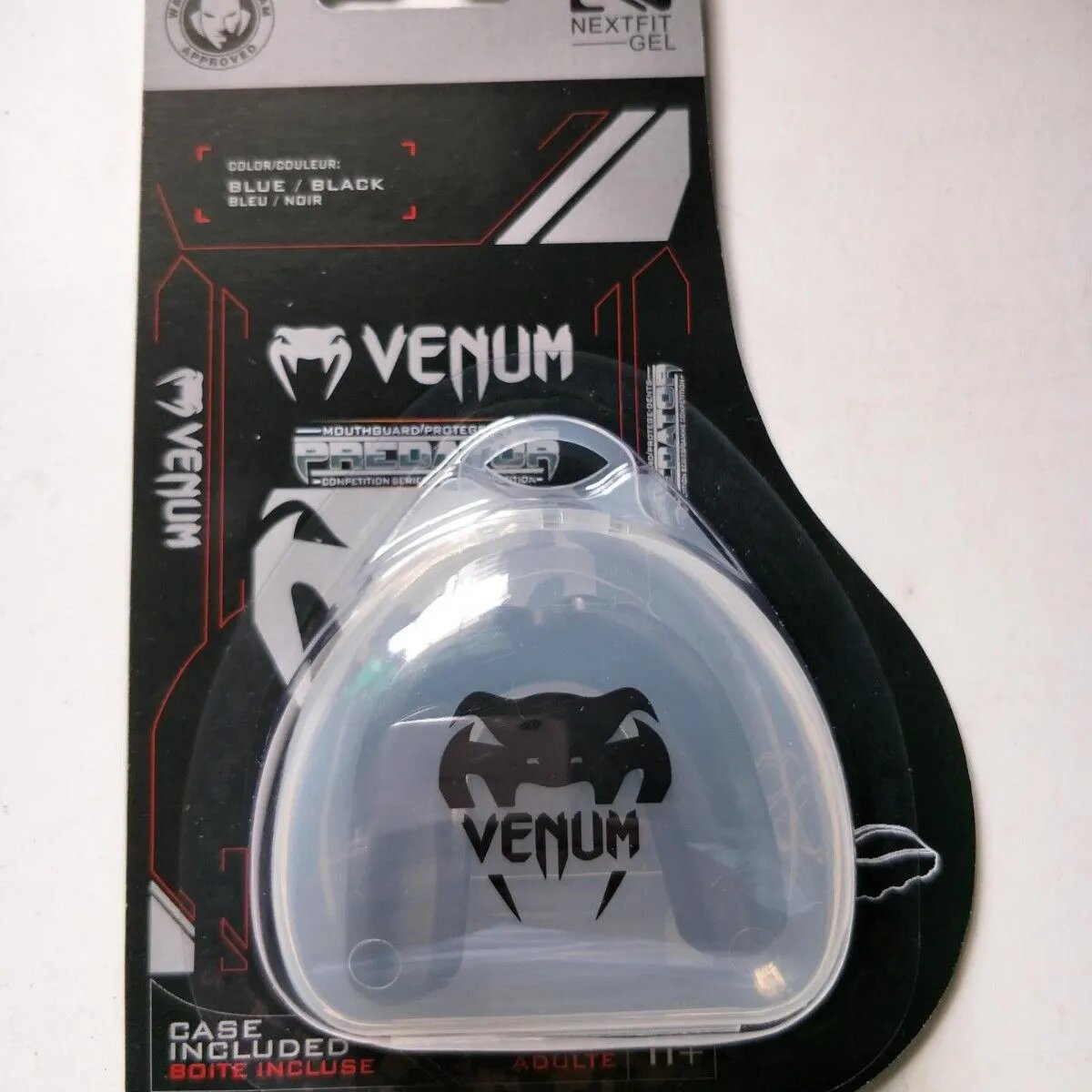 Капа взрослая боксерская спортивная venum predator одночелюстная для единоборств, мма, тхэквондо, каратэ