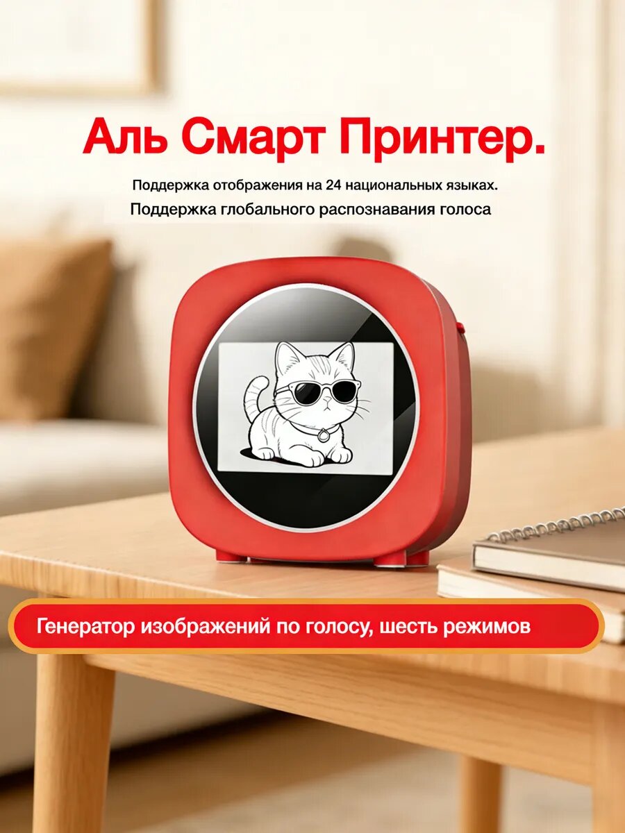 Детский принтер с искусственным интеллектом X16, интеллектуальный языковой принтер, детские игрушки