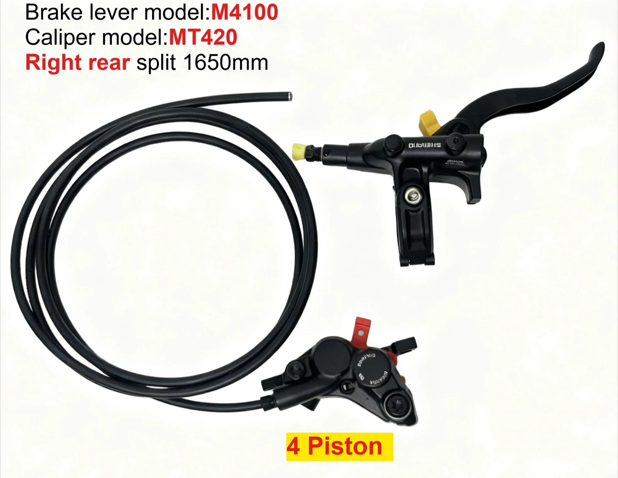 Тормозные суппорты Shimano Deore MT410 MT420 2/4 поршня Only RR M4100 MT420