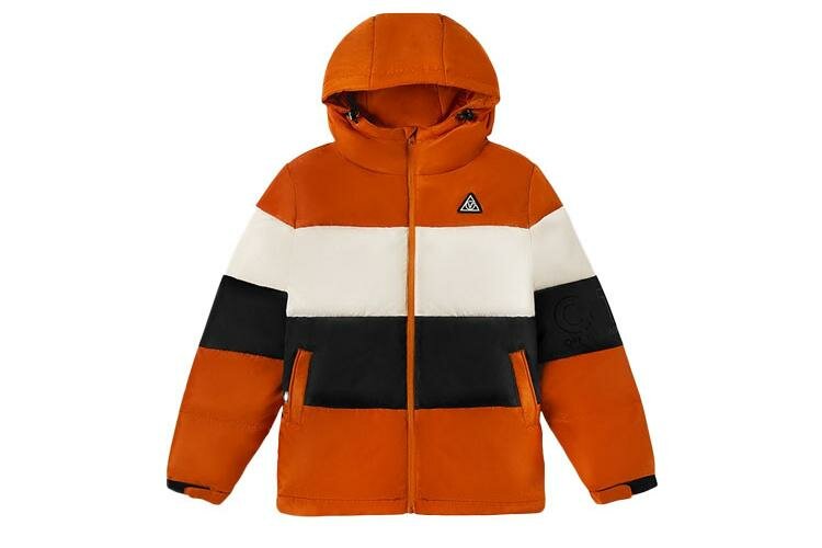 Пуховик Letter Colorblock
