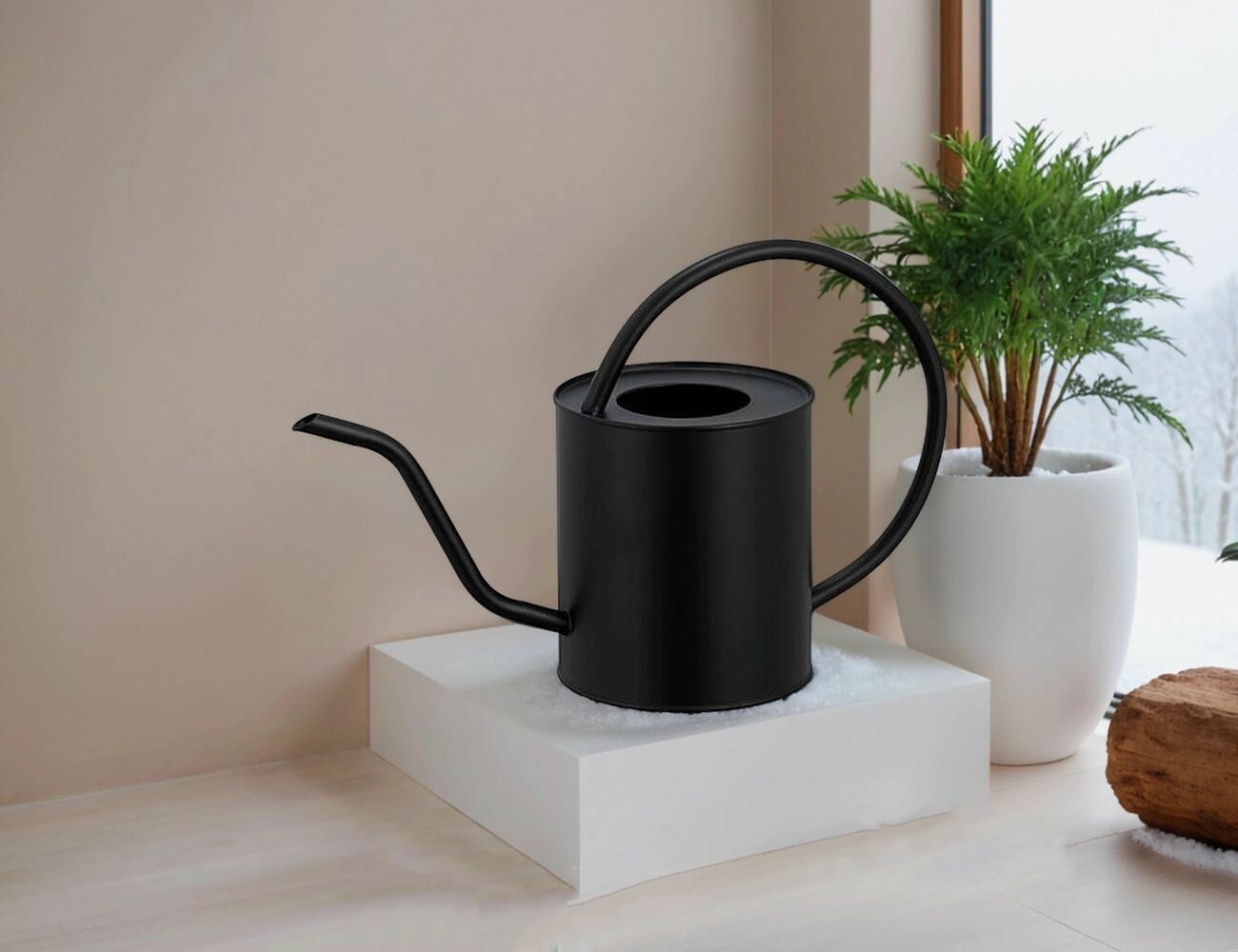 Лейка для комнатных растений дианта, чёрная, 21 см, Edelman 1184694