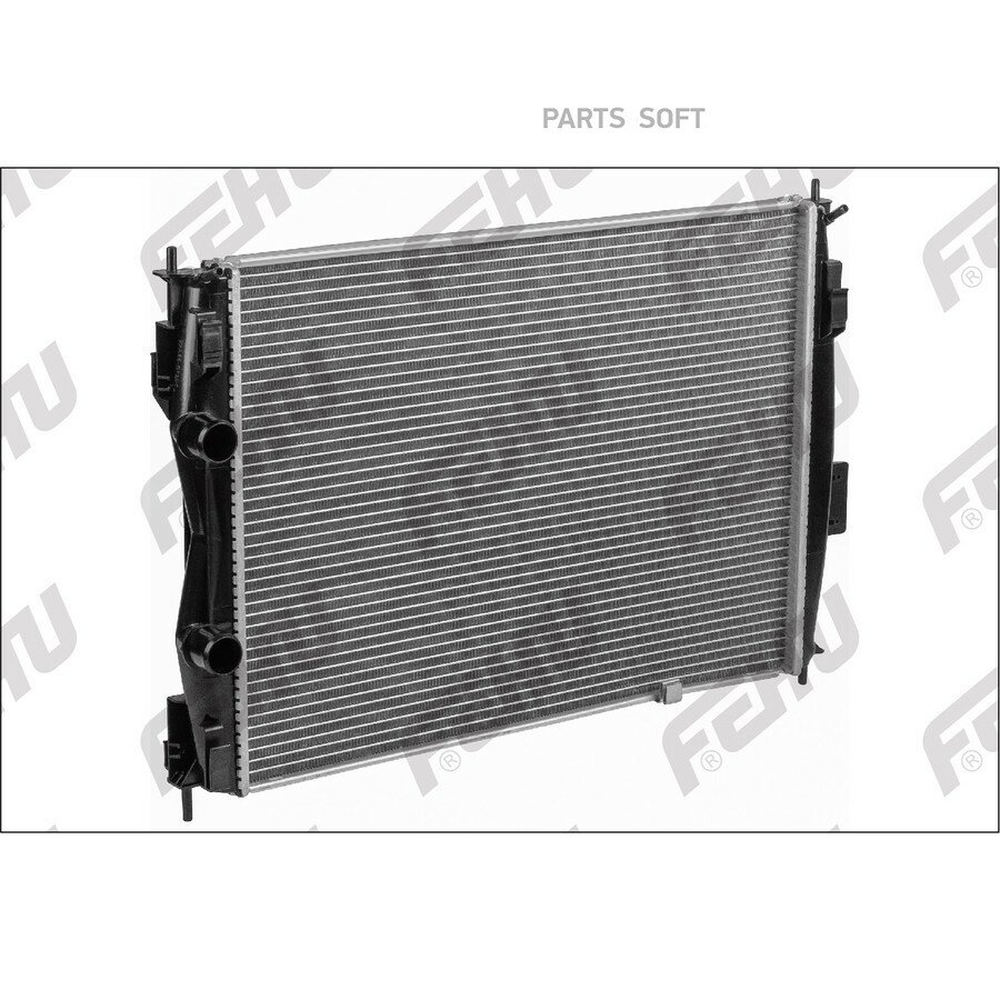 FEHU FRC1367 Радиатор охлаждения для Nissan Qashqai (06-) 2.0i CVT ()
