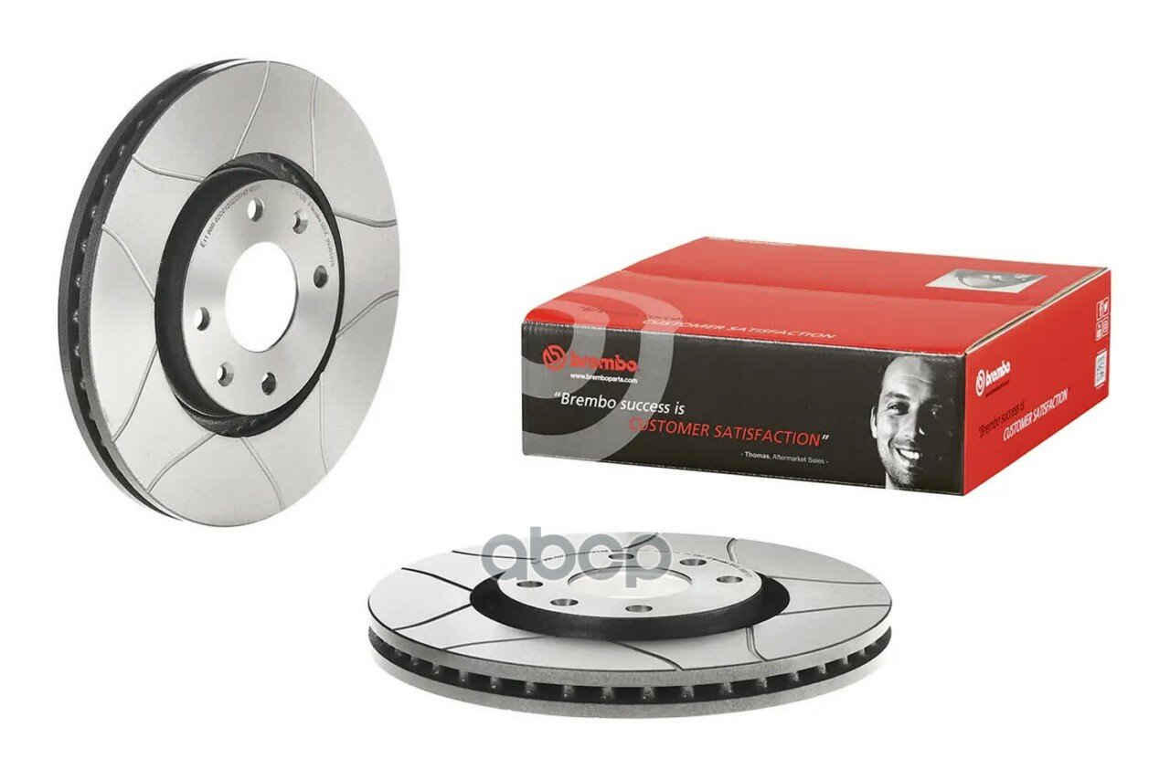 Диск тормозной передн. серии Brembo Max CITROEN BERLINGO (B9) 04/08-> / CITROEN BERLINGO / BERLINGO Brembo арт. 09.9619.75