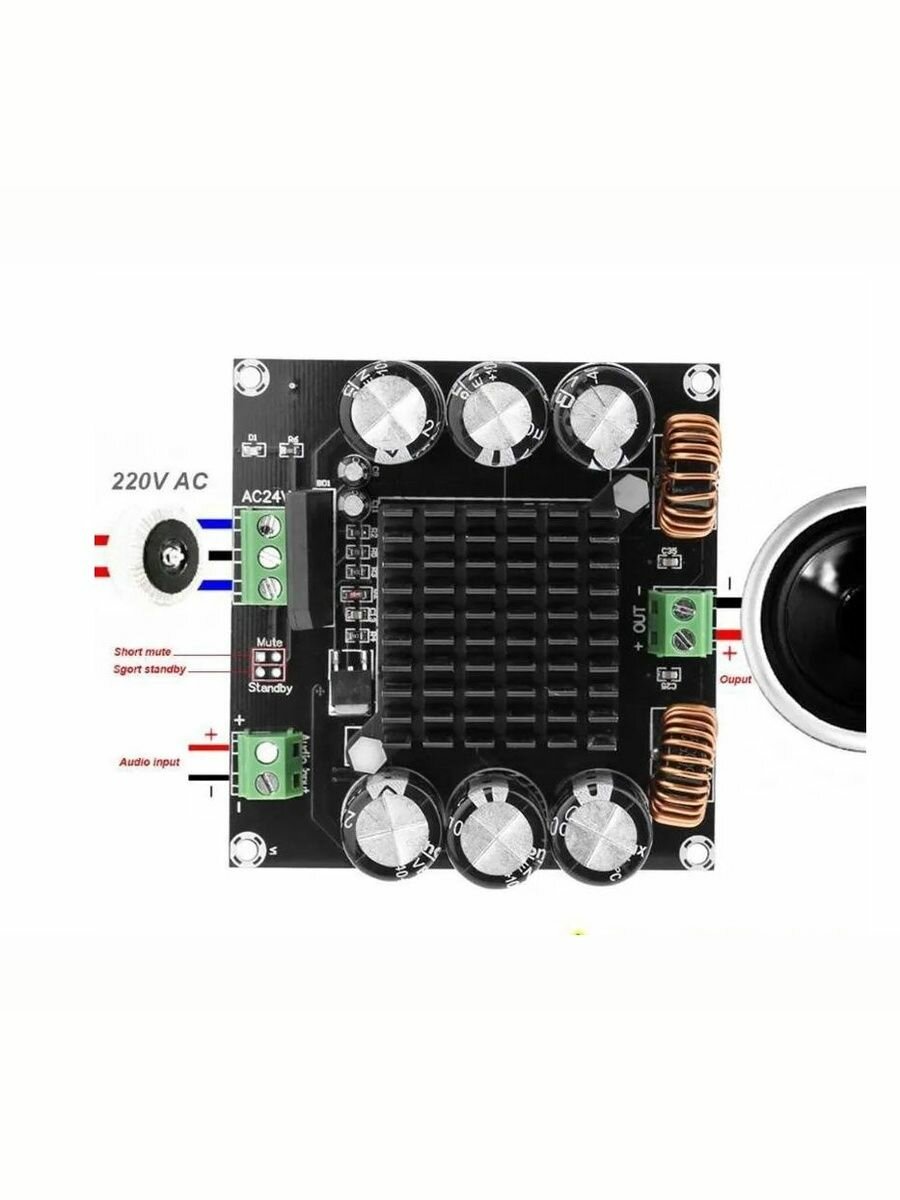 Высокая мощность TDA8954TH -717 Цифровая плата усилителя 420 Вт Моно Канал Core BTL Mode Fever Class