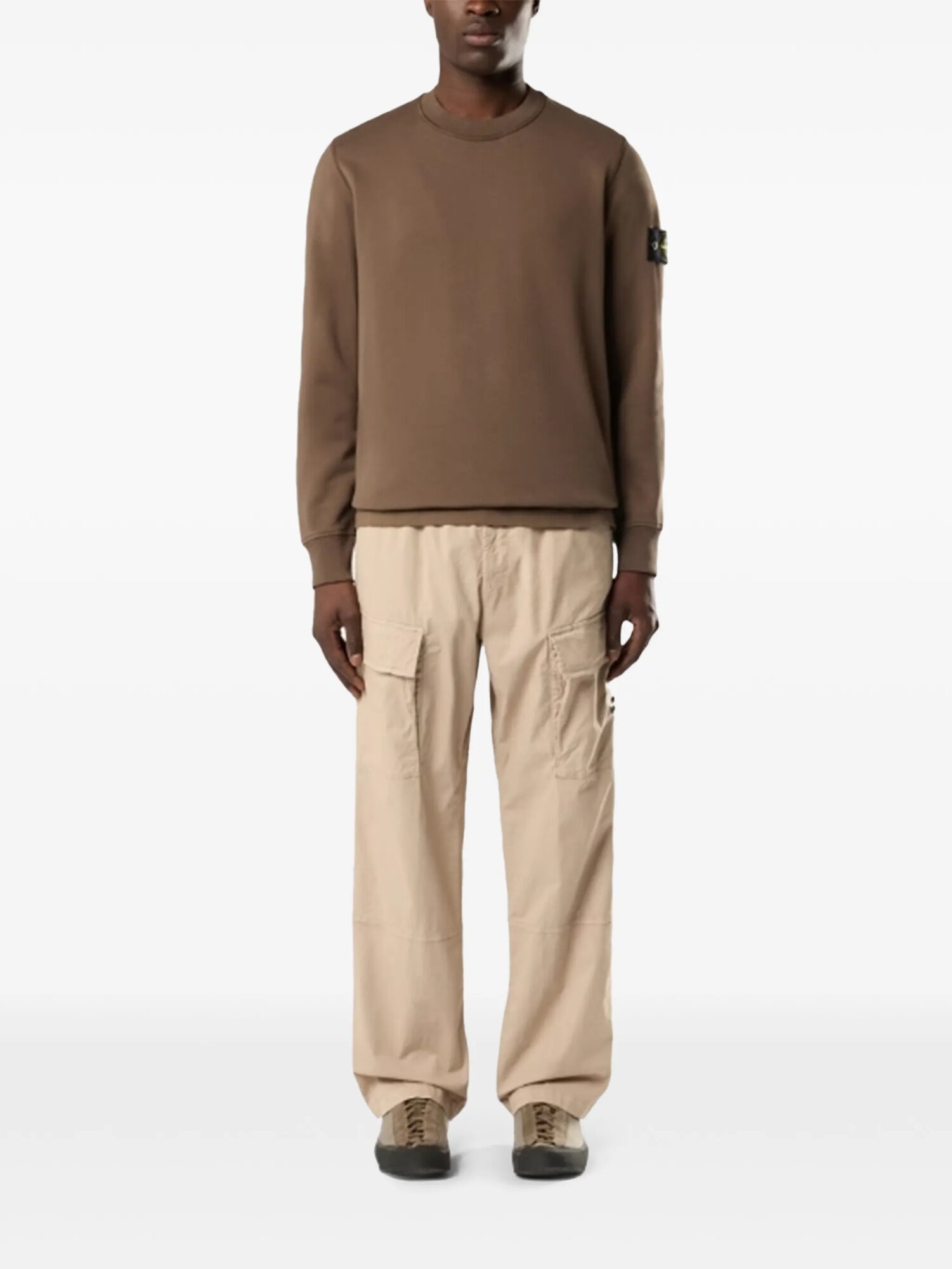 Толстовка Stone Island Crew-neck sweatshirt, размер XL, , brown — фото 1