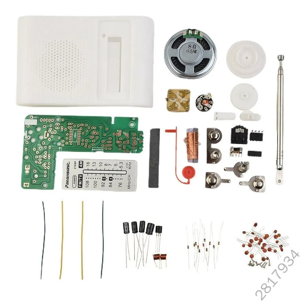 DIY Kit CF210SP AM/FM-радио Электронный комплект деталей для сборки портативного радиоприемника для Arduino