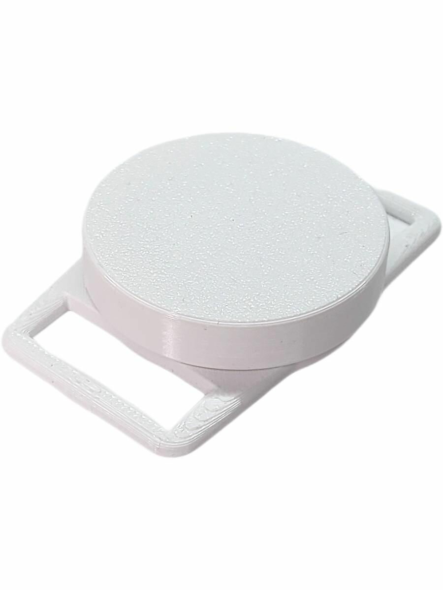 Герметичный чехол для трекера AIRTAG на ошейник шириной 25мм (белый)