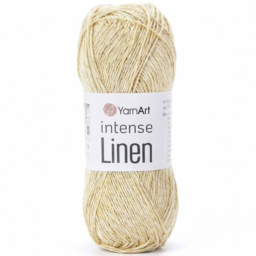 Пряжа Yarnart INTENSE LINEN 4102 золотистый (10 мотков)