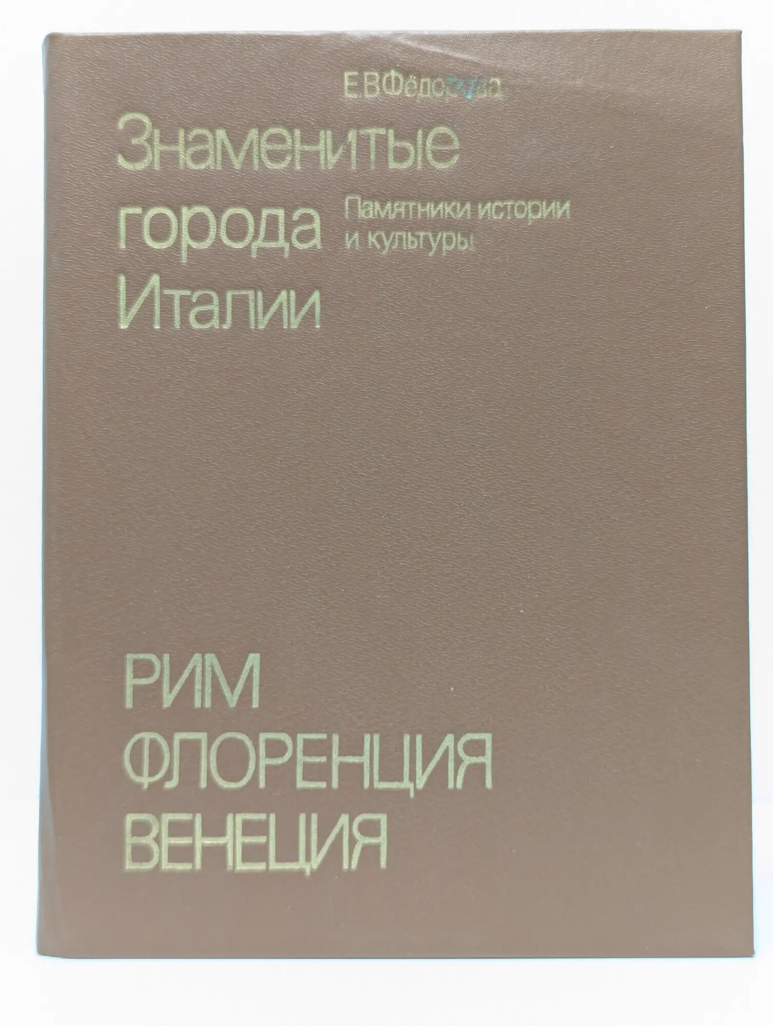 Знаменитые города Италии. Памятники истории и культуры. Рим. Флоренция. Венеция Федорова Елена Васильевна 1985