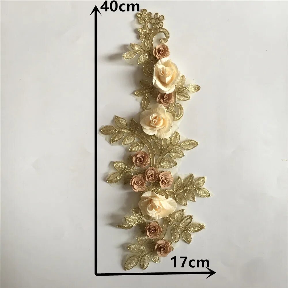 Модная вышивка 3D цветок кружево декольте ткань DIY кружево тюль кружевной воротник украшения швейное платье аксессуары принадлежности для рукоделия