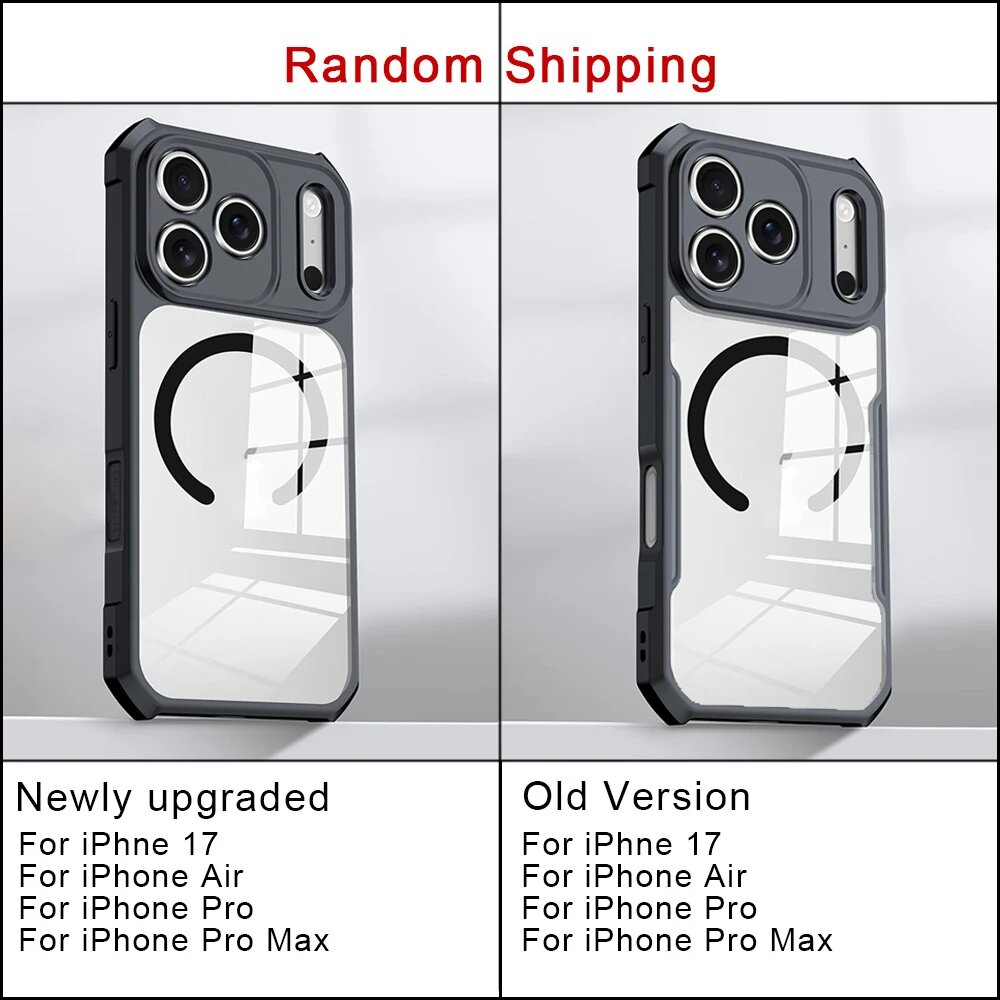 Чехол для iPhone 16, 15, 17 Pro Max 14 Pro, Only Case, Magneitc Ring Case 1, For iPhone 17 ProMax